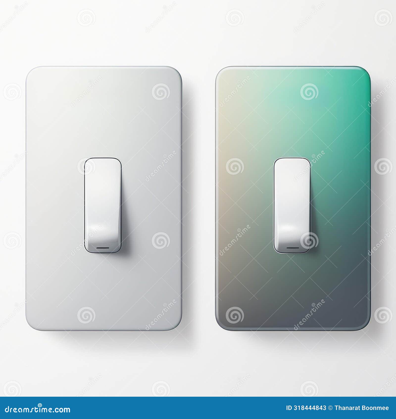 Modern Onoff Trapezoid Toggle Switch Design, Ai Generated Stock ...