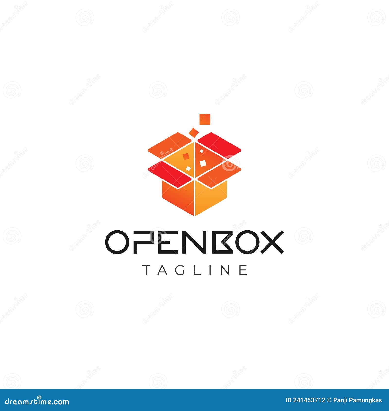 Modern Open Box Logo Icon Design Template Stock Illustration ...