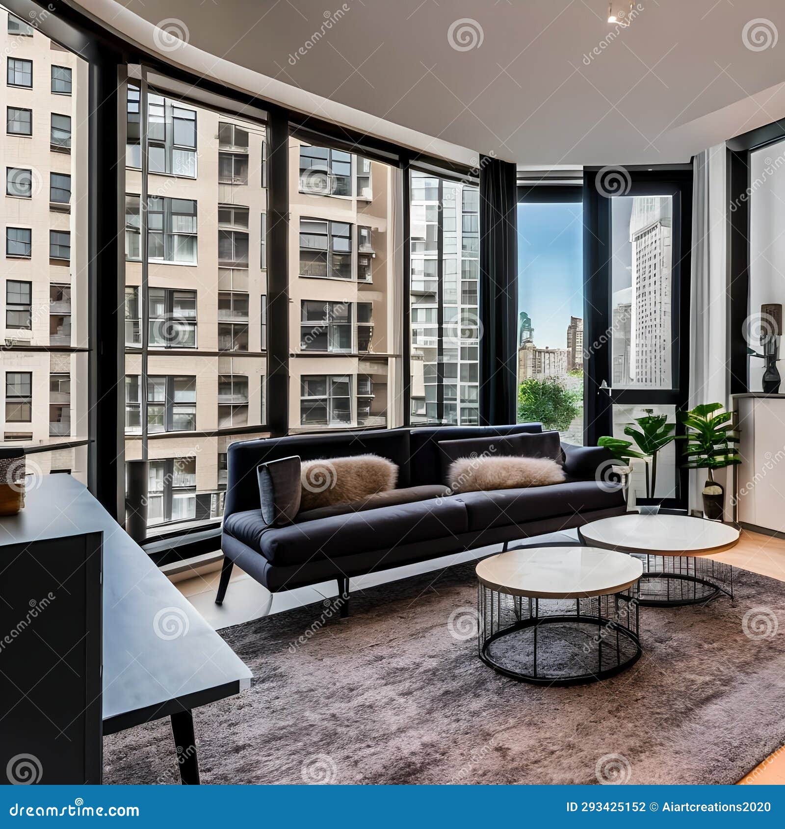 A Modern, Open-concept Studio Apartment with Flexible Furniture for ...