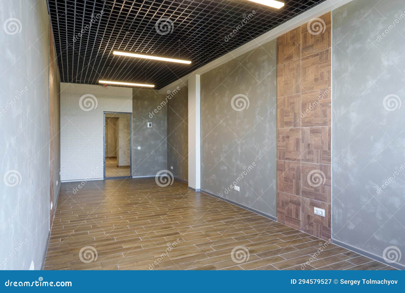 Modern Open Space Office Interior for Background Stock Image - Image of ...