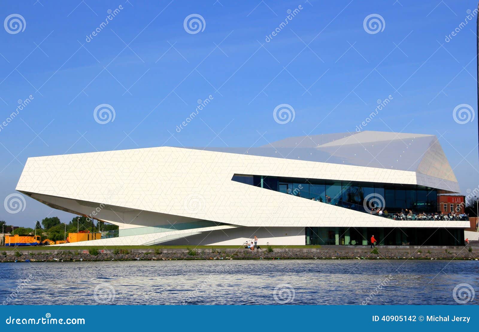 Modern Opera House in Amsterdam Editorial Photography - Image of ...