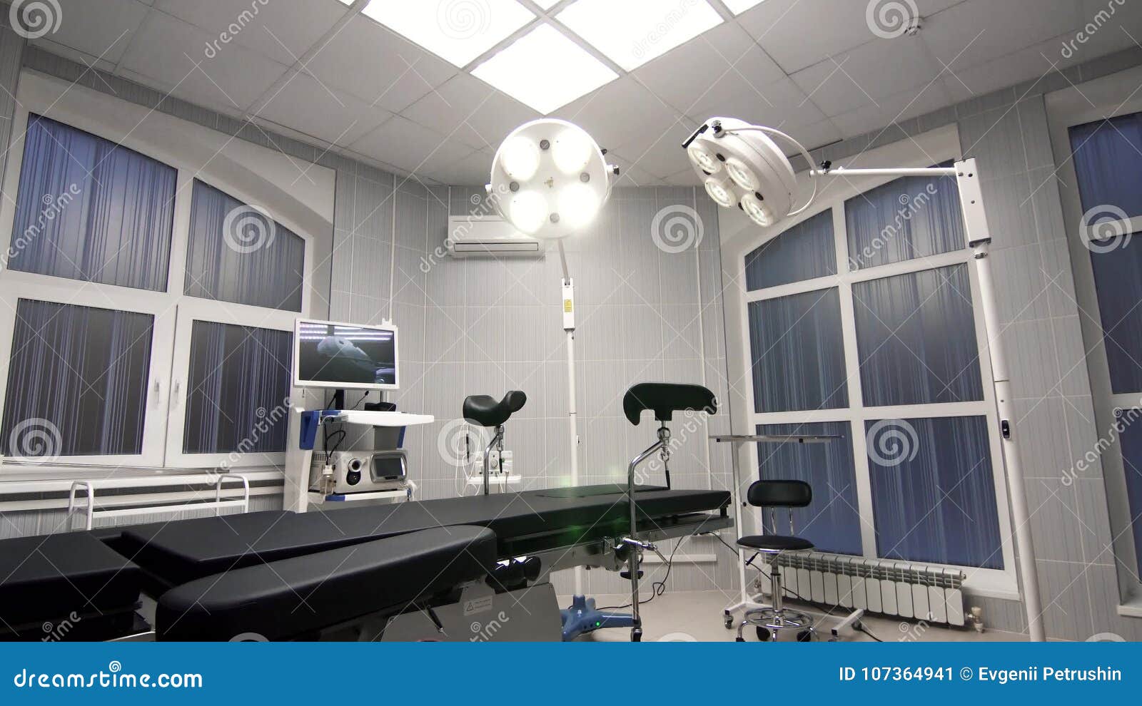 Modern Operating Table Modern Operating Emergency Room Stock Image ...