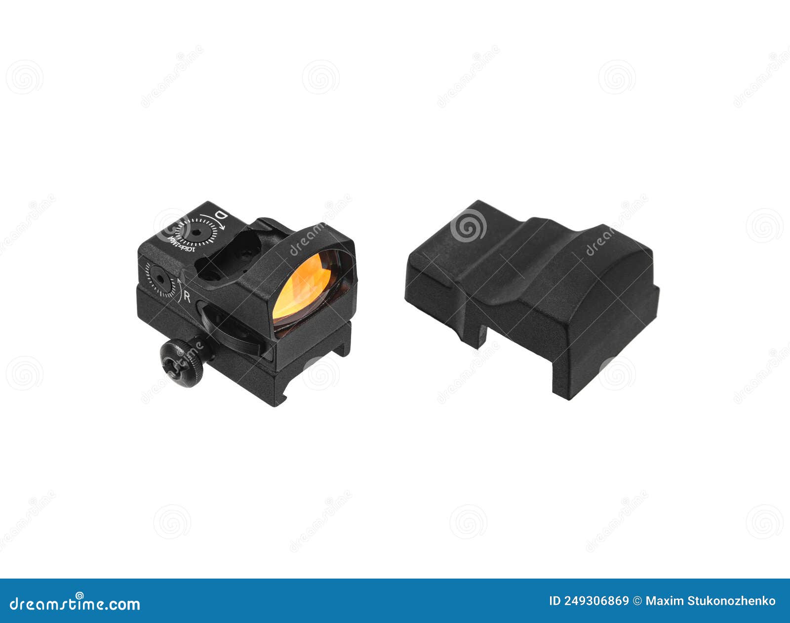 Modern Optical Collimator Sight. Aiming Device for Shooting at Short ...