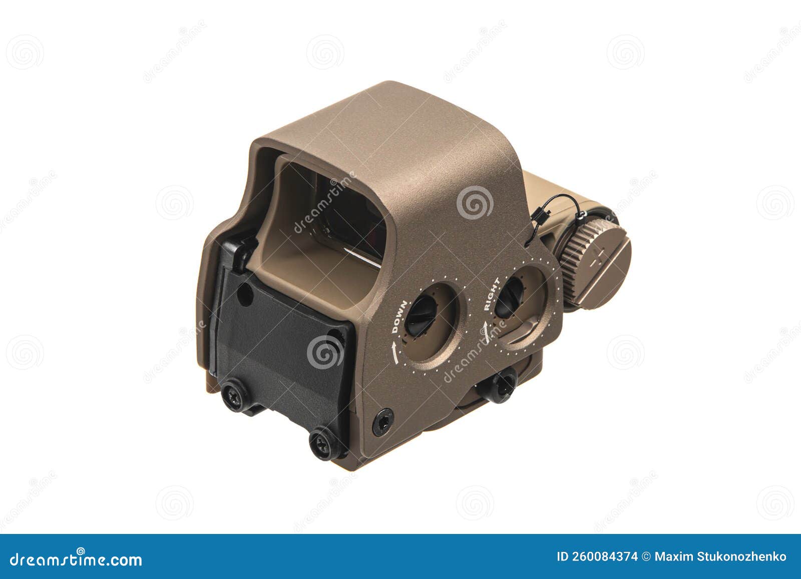 Modern Optical Collimator Sight. Aiming Device for Shooting at Short ...