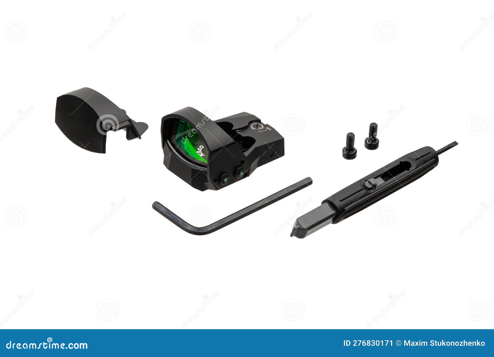 Modern Optical Collimator Sight. Aiming Device for Shooting at Short ...