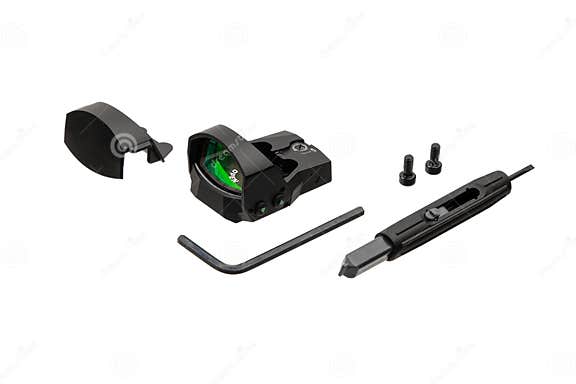 Modern Optical Collimator Sight. Aiming Device for Shooting at Short ...