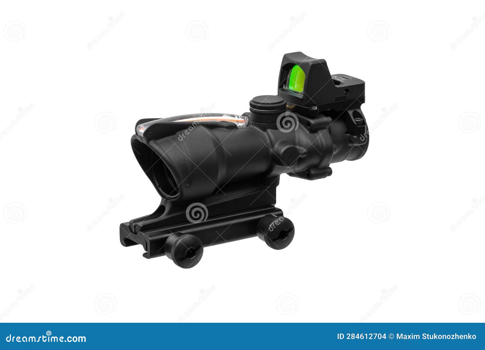 Modern Optical Collimator Sight. Aiming Device for Shooting at Short ...