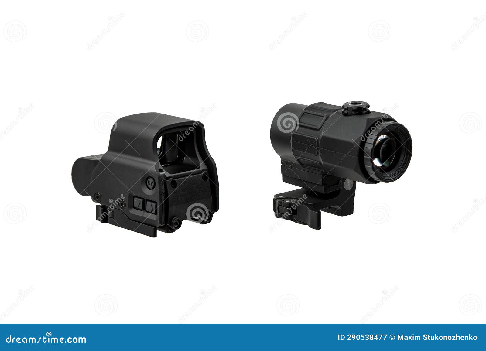 Modern Optical Collimator Sight. Aiming Device for Shooting at Short ...
