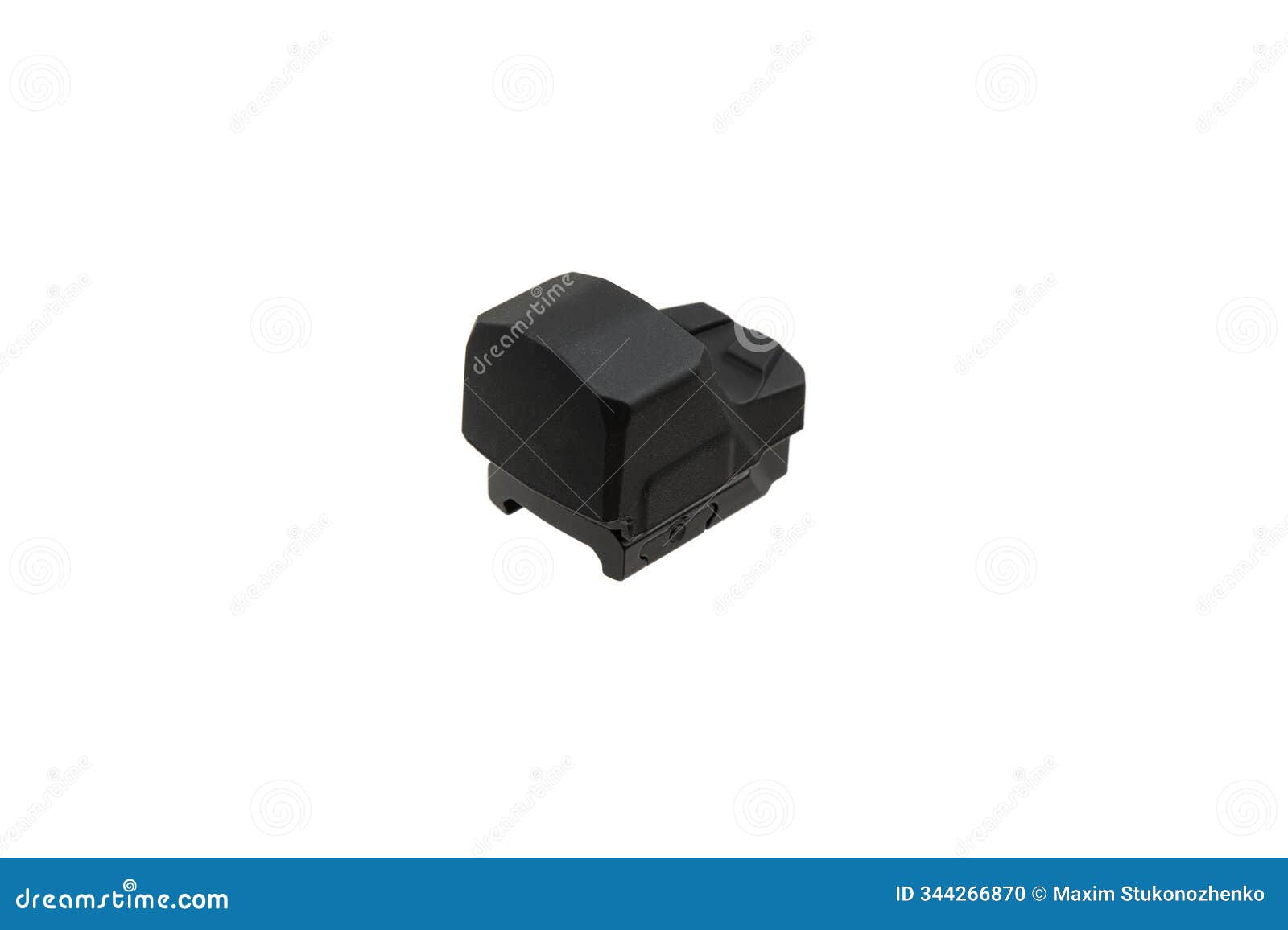 White Collimator Sight Icon Isolated On Grey Background. Sniper Scope ...