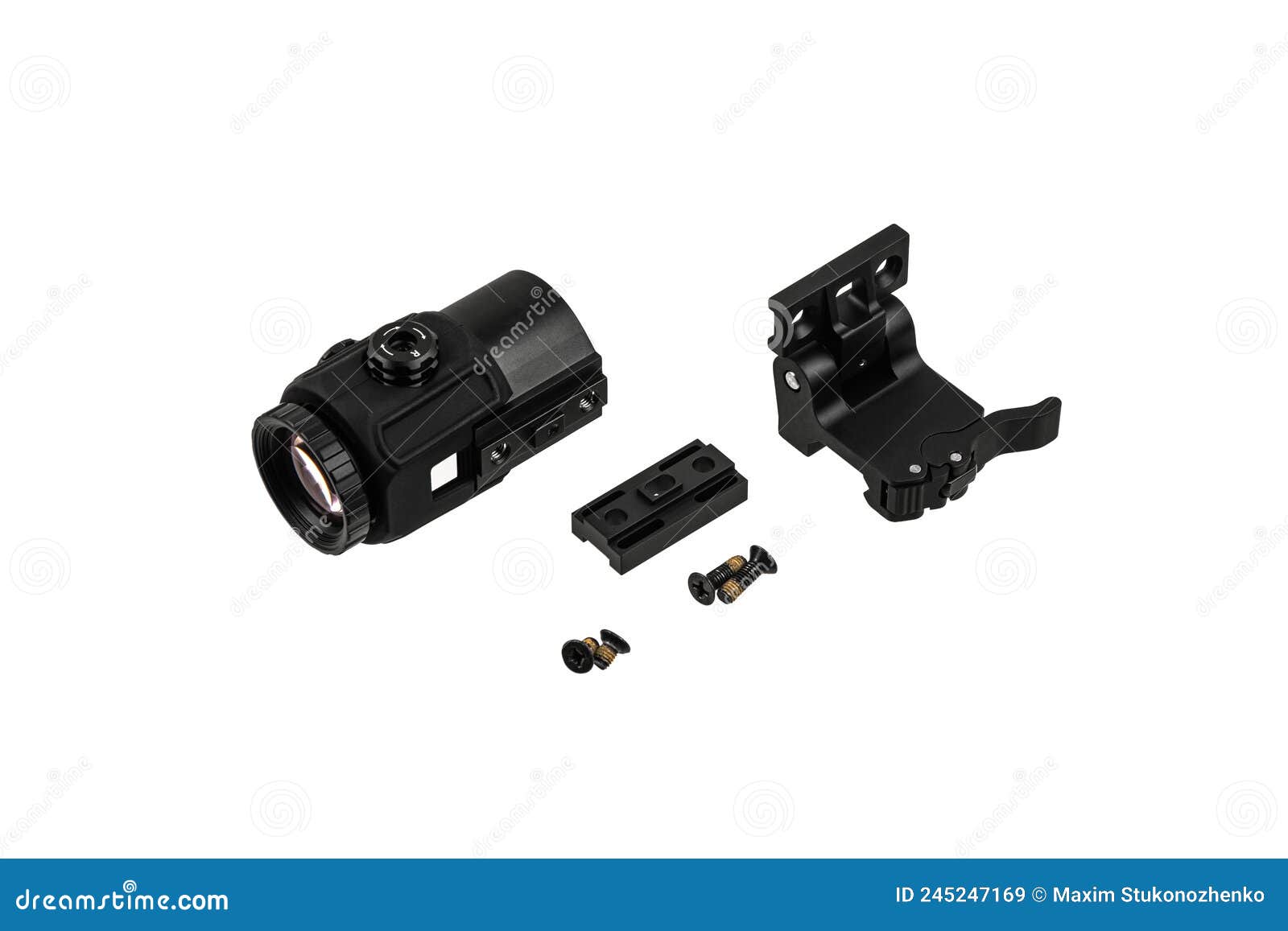 Modern Optical Collimator Sight. Aiming Device for Shooting at Short ...