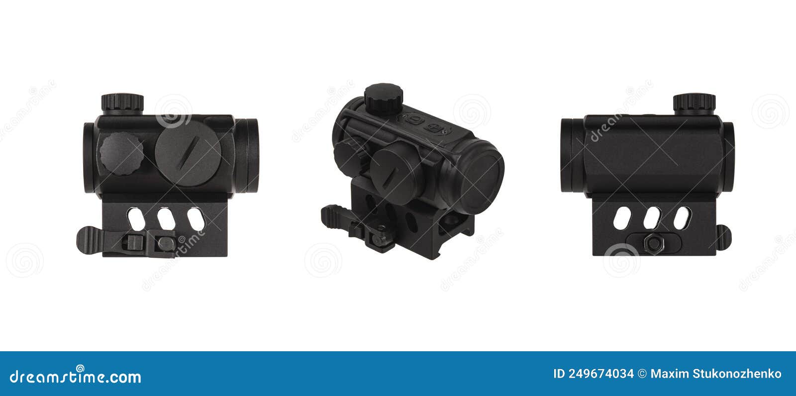 Modern Optical Collimator Sight. Aiming Device for Shooting at Short ...