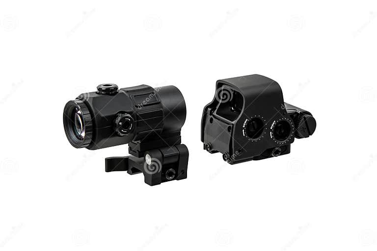 Modern Optical Collimator Sight. Aiming Device for Shooting at Short ...