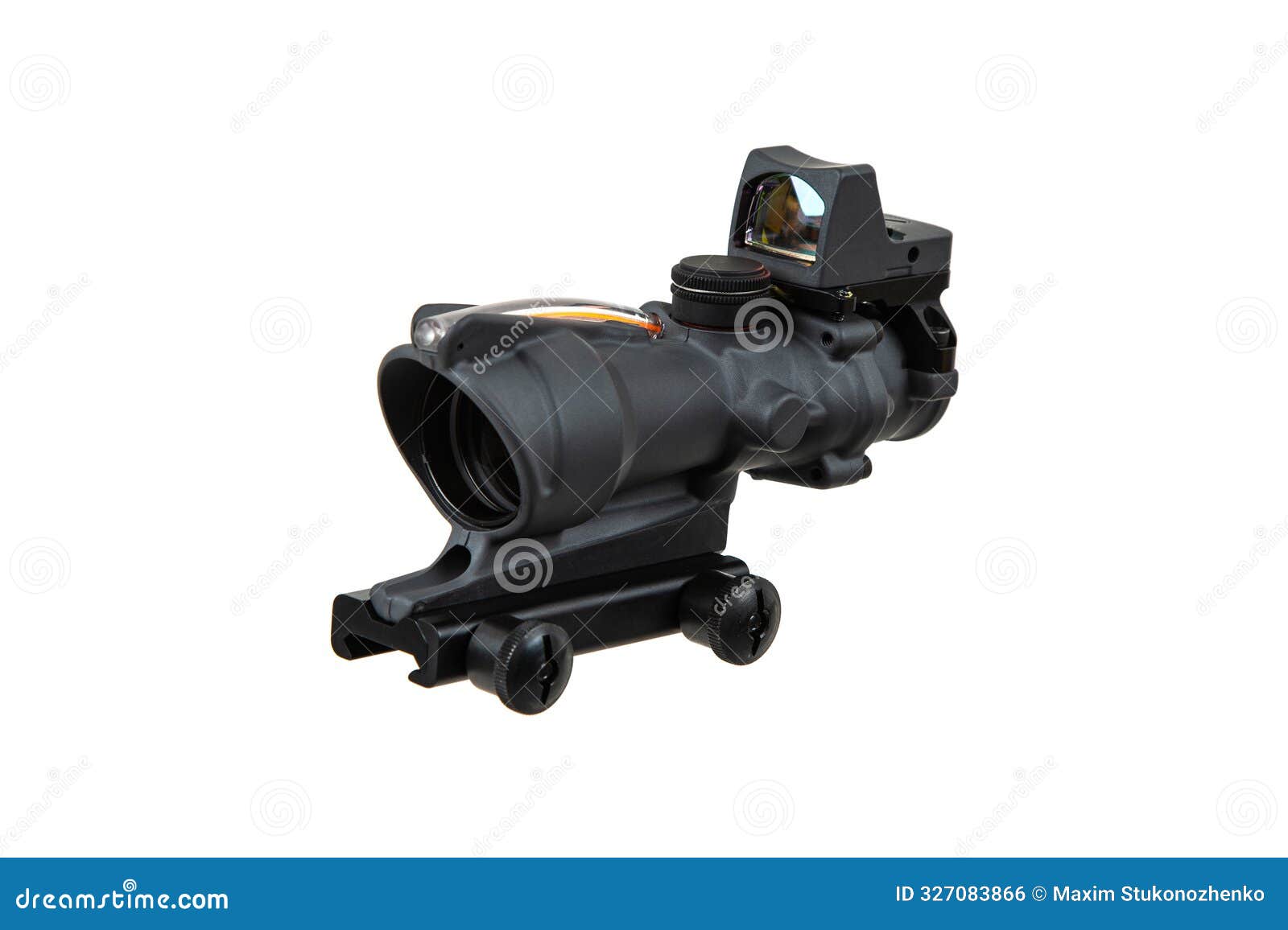 Modern Optical Collimator Sight. Aiming Device for Shooting at Short ...