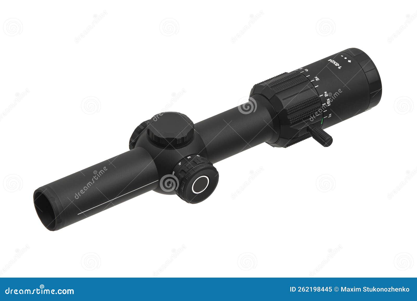 Modern Optical Sight for Sniper Rifles. Aiming Device for Shooting at ...