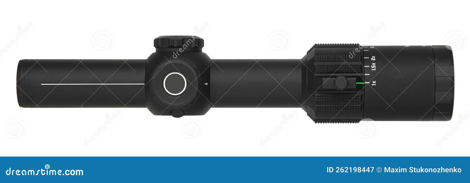 Modern Optical Sight for Sniper Rifles. Aiming Device for Shooting at ...