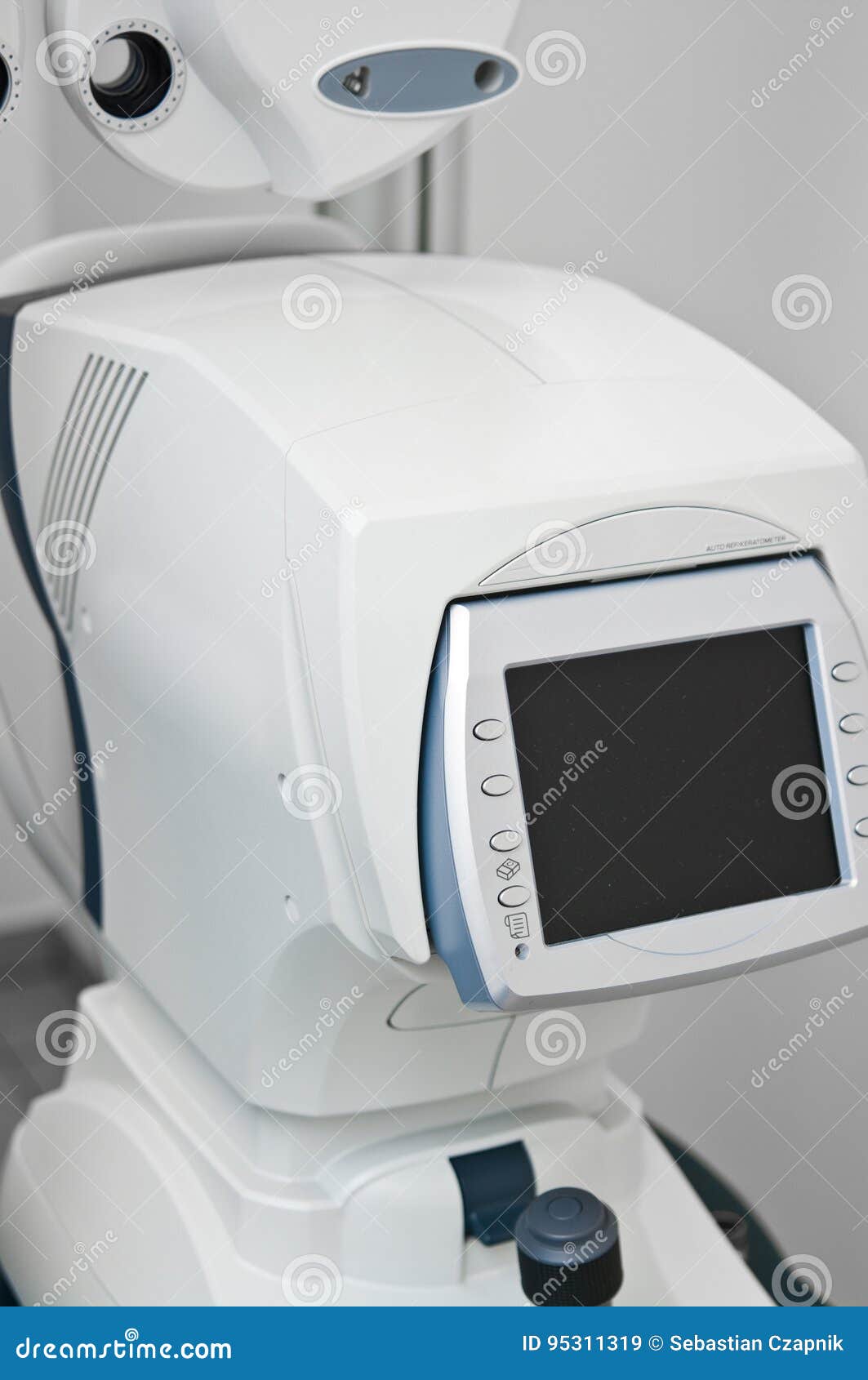 Modern optometrist dopter stock image. Image of devices - 95311319