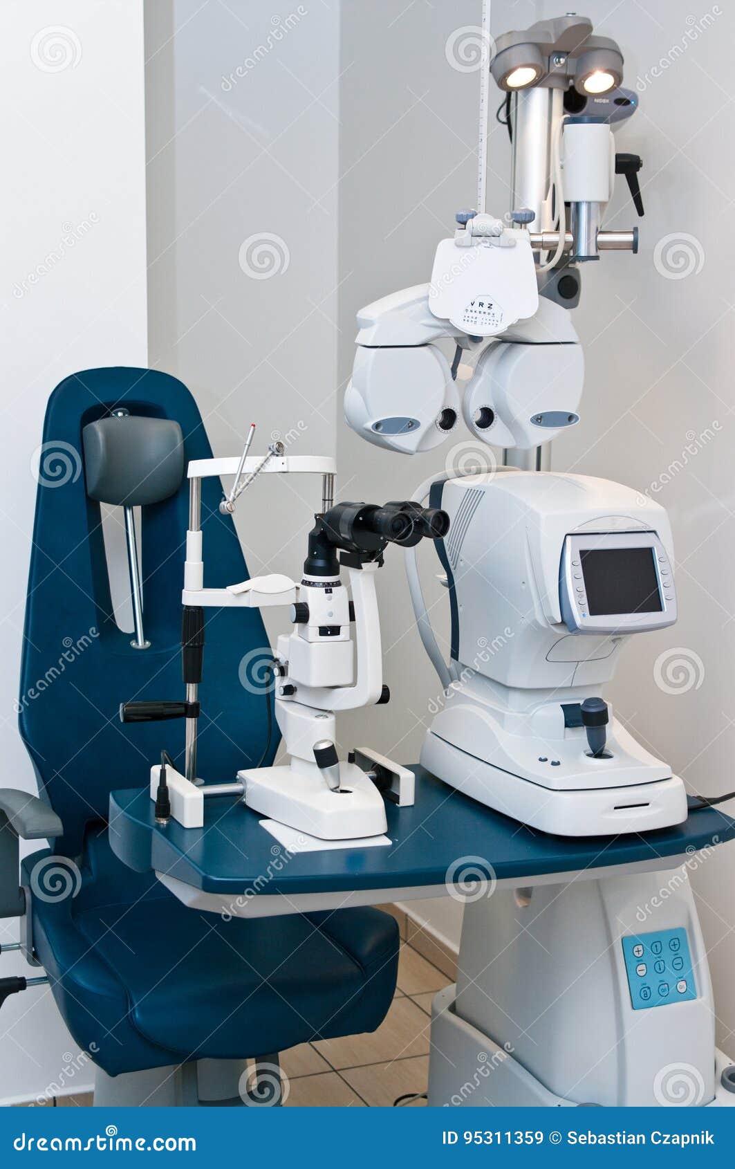 Modern optometrist dopter stock image. Image of health - 95311359