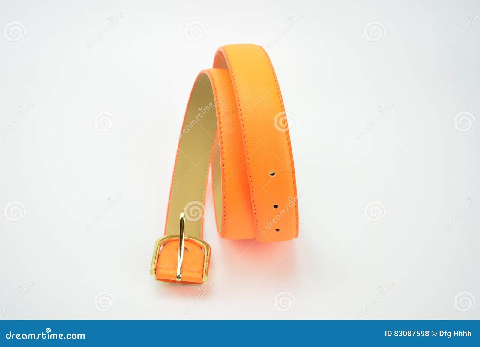 Modern orange belt stock photo. Image of accessory, fashion - 83087598