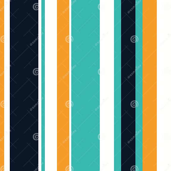 Modern Orange and Blue Stripes Vector Pattern Stock Vector ...