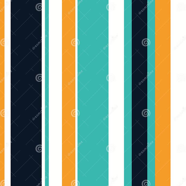 Modern Orange and Blue Stripes Vector Pattern Stock Vector ...