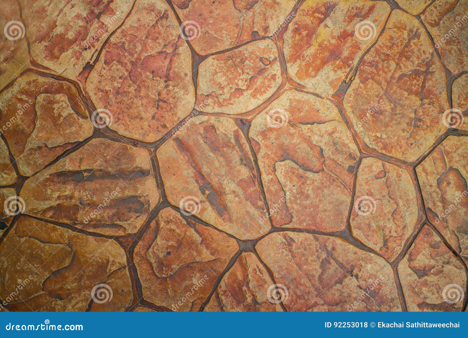 Orange Brick Walkway for Background Stock Photo - Image of sidewalk ...