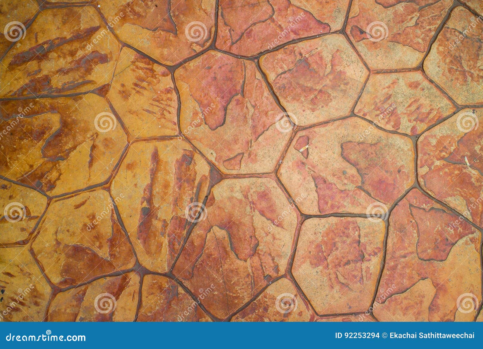 Orange Brick Walkway for Background Stock Photo - Image of architecture ...