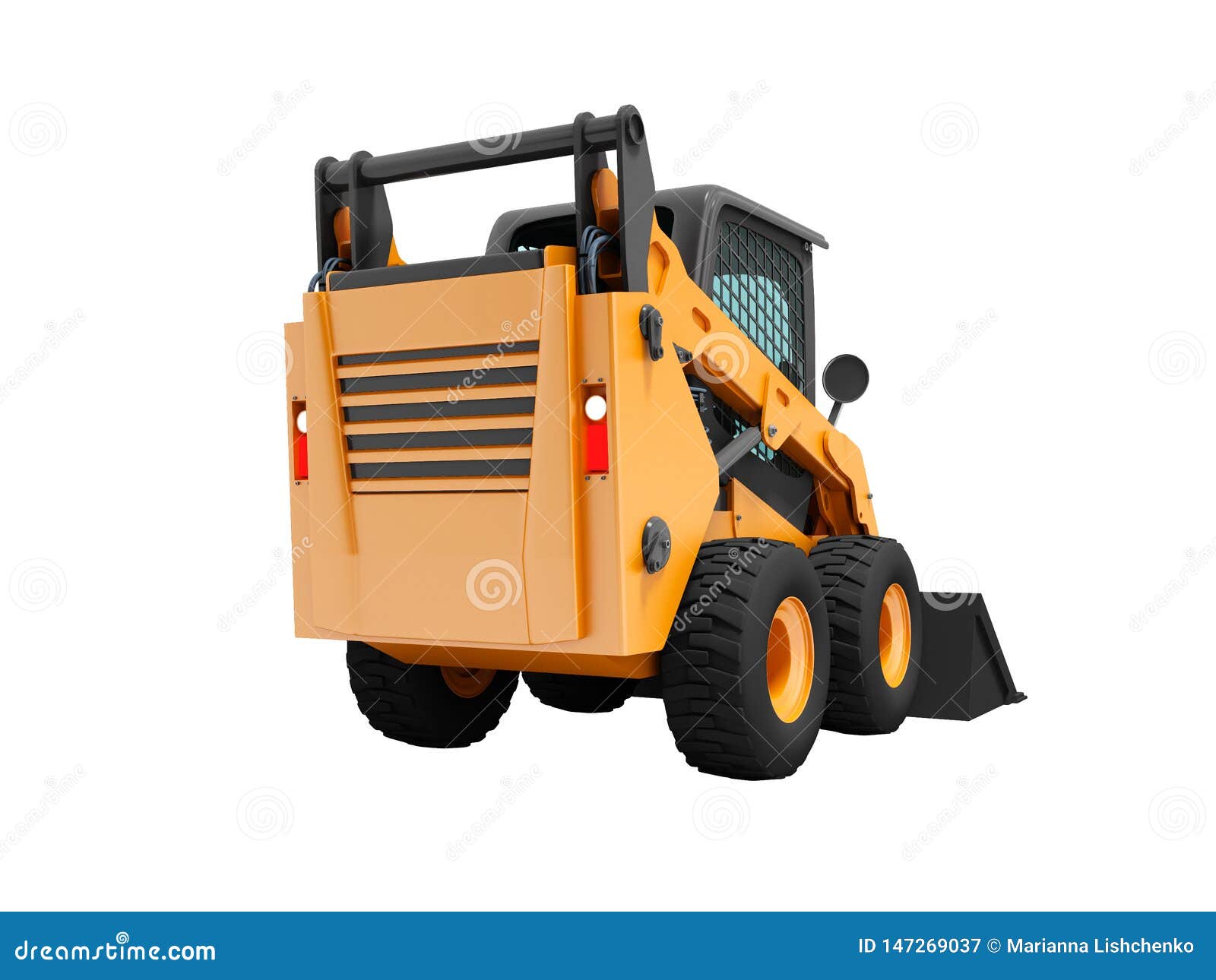 Mini Loader Vector Cartoon Isolated Illustration. | CartoonDealer.com ...