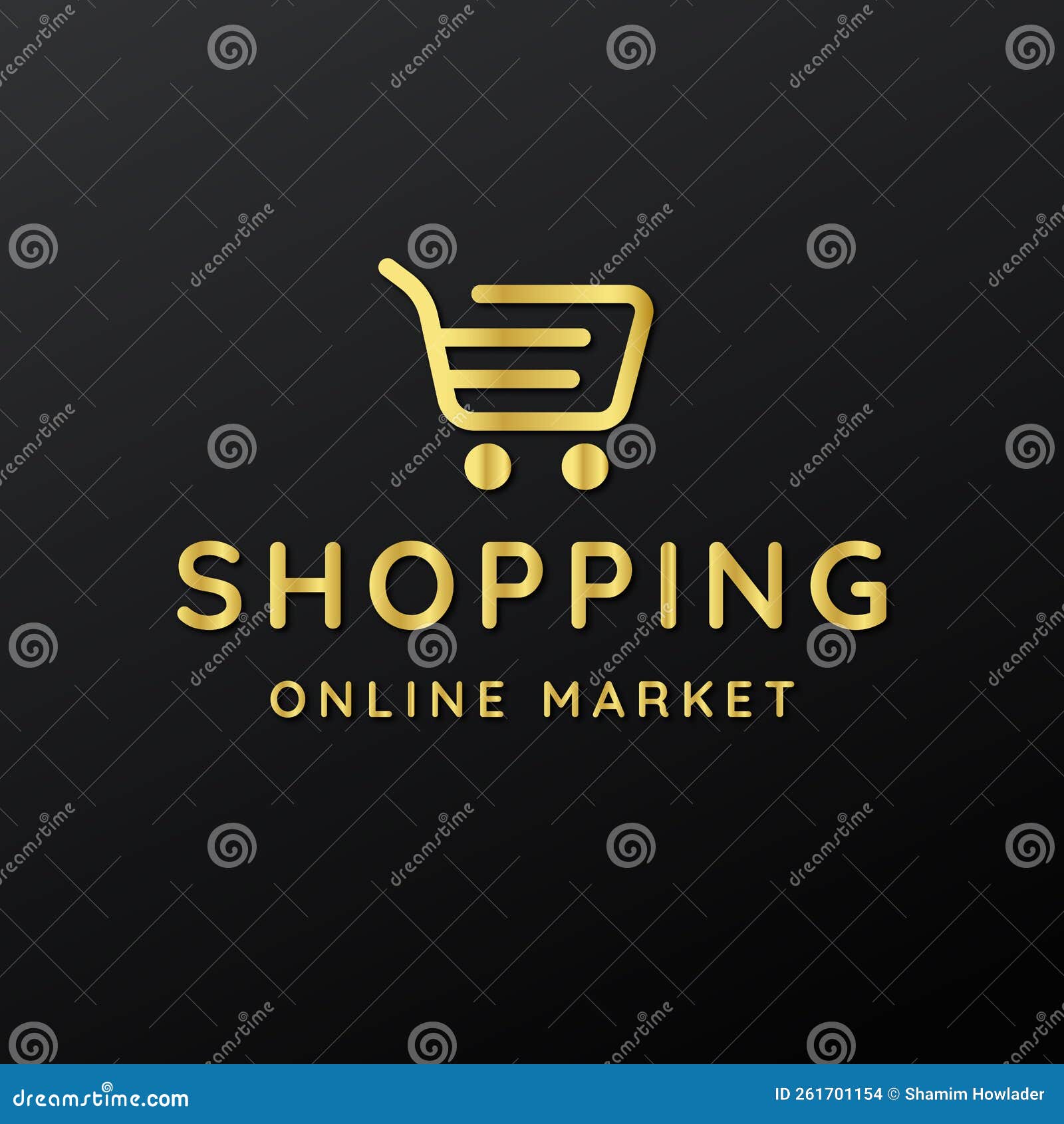Modern Outline Shopping Cart Logo Stock Vector - Illustration of ...