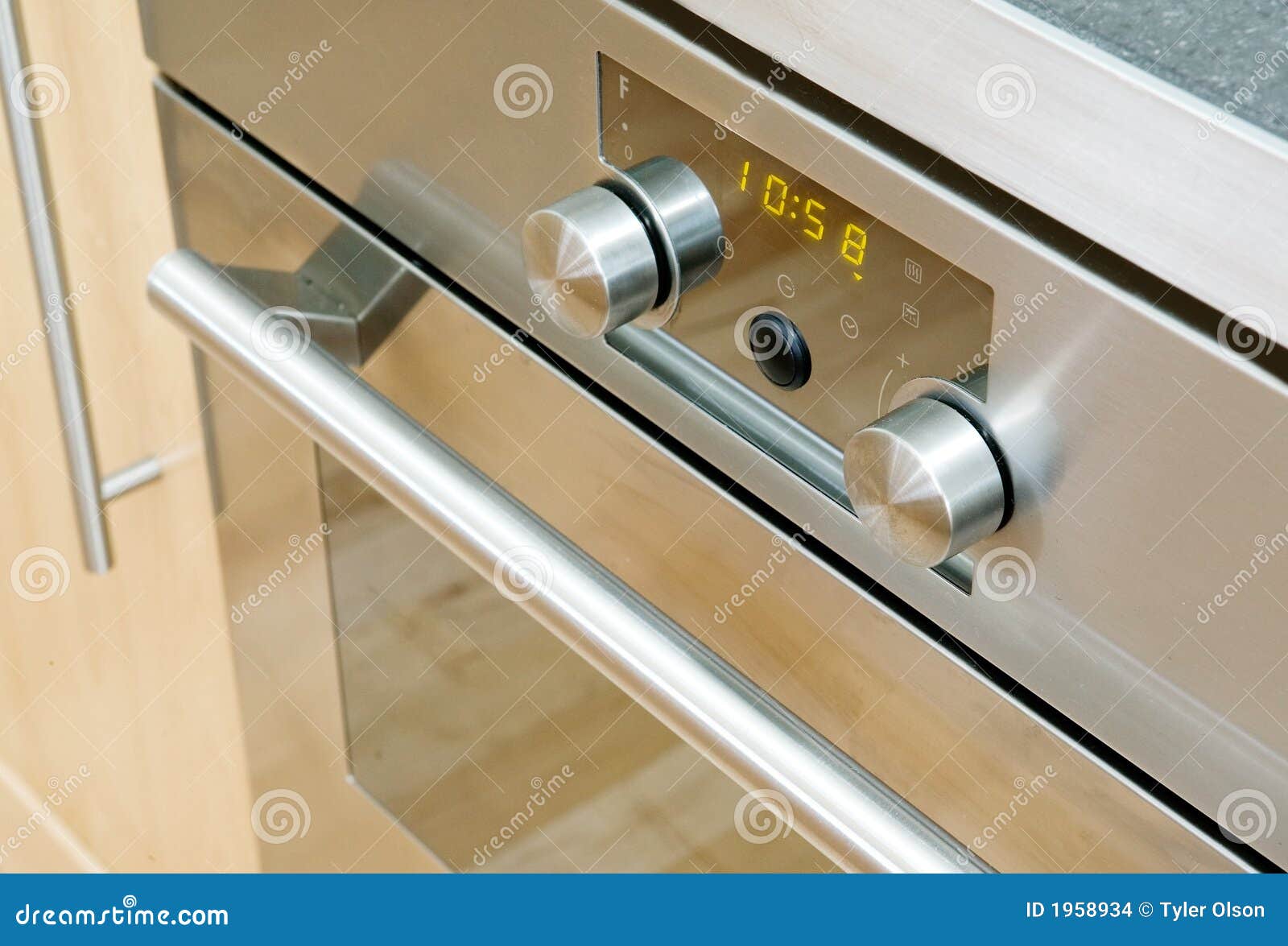Modern Oven Detail stock photo. Image of degree, cook - 1958934