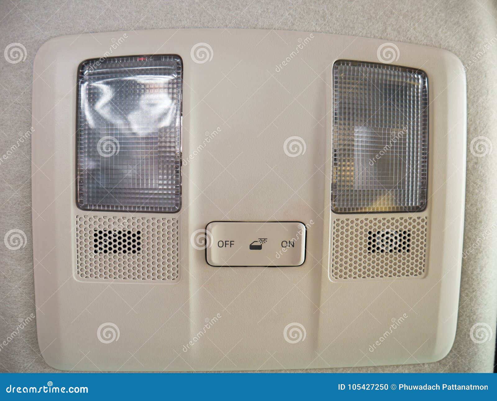 Modern overhead light. stock photo. Image of detail - 105427250