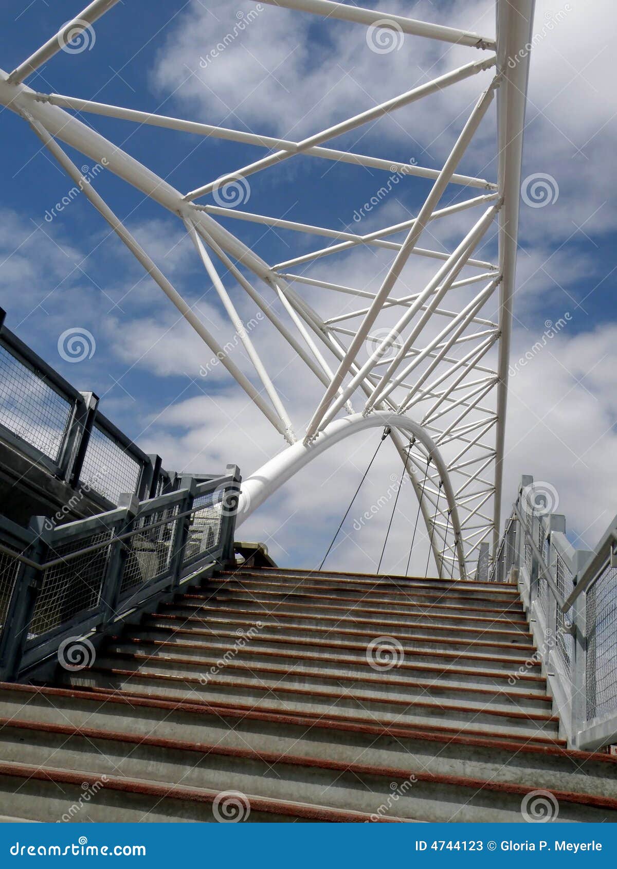 Modern Overpass stock image. Image of stairs, towering - 4744123