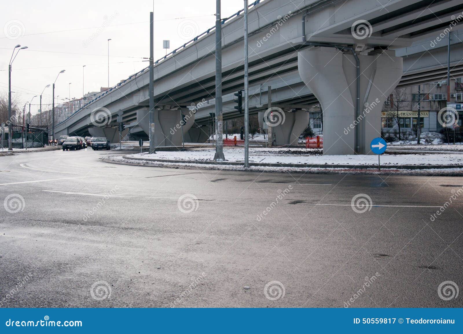 Modern overpass 2 editorial photography. Image of blue - 50559817