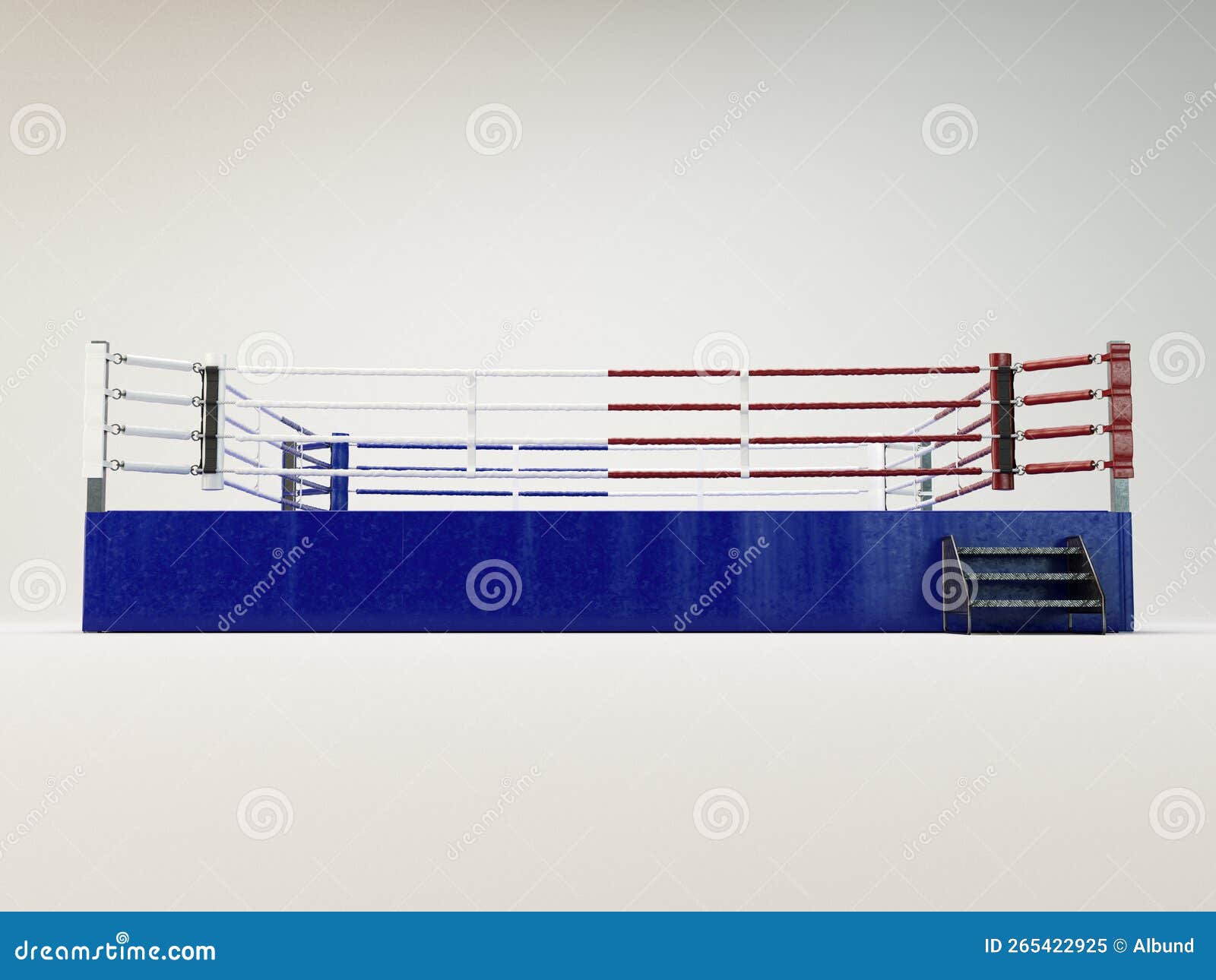 Modern Oversized Boxing Ring Stock Illustration - Illustration of game ...