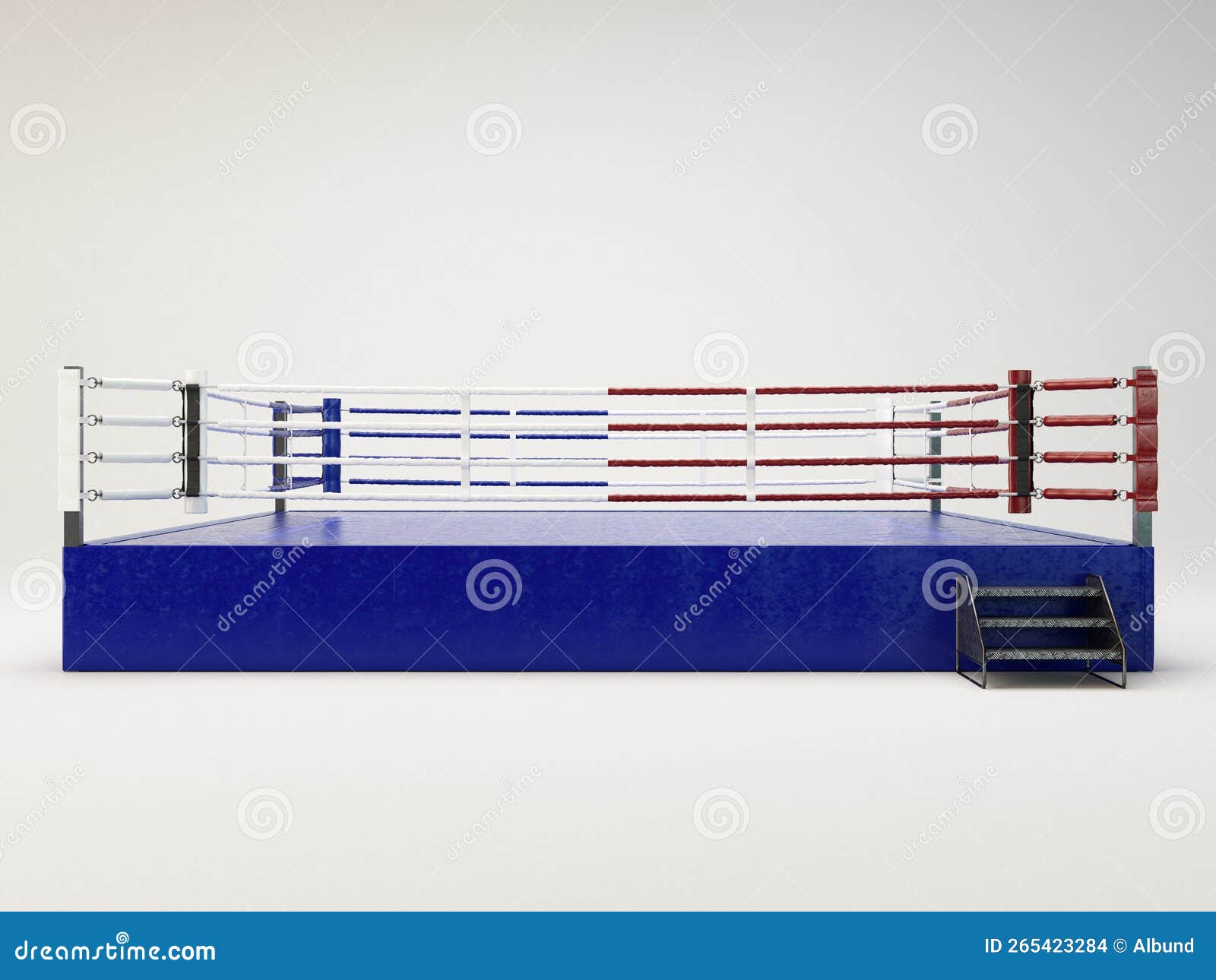 Modern Oversized Boxing Ring Stock Illustration - Illustration of ...