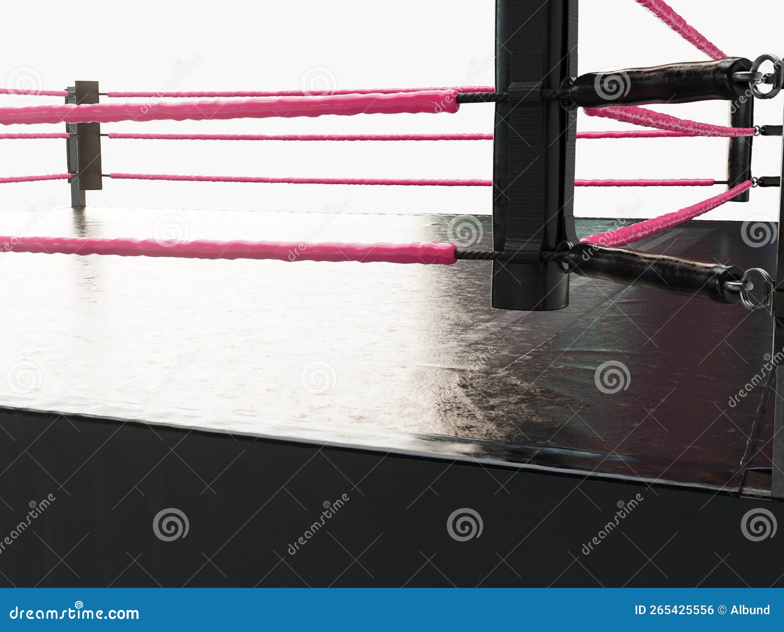 Modern Oversized Wrestling Ring Royalty-Free Stock Image ...
