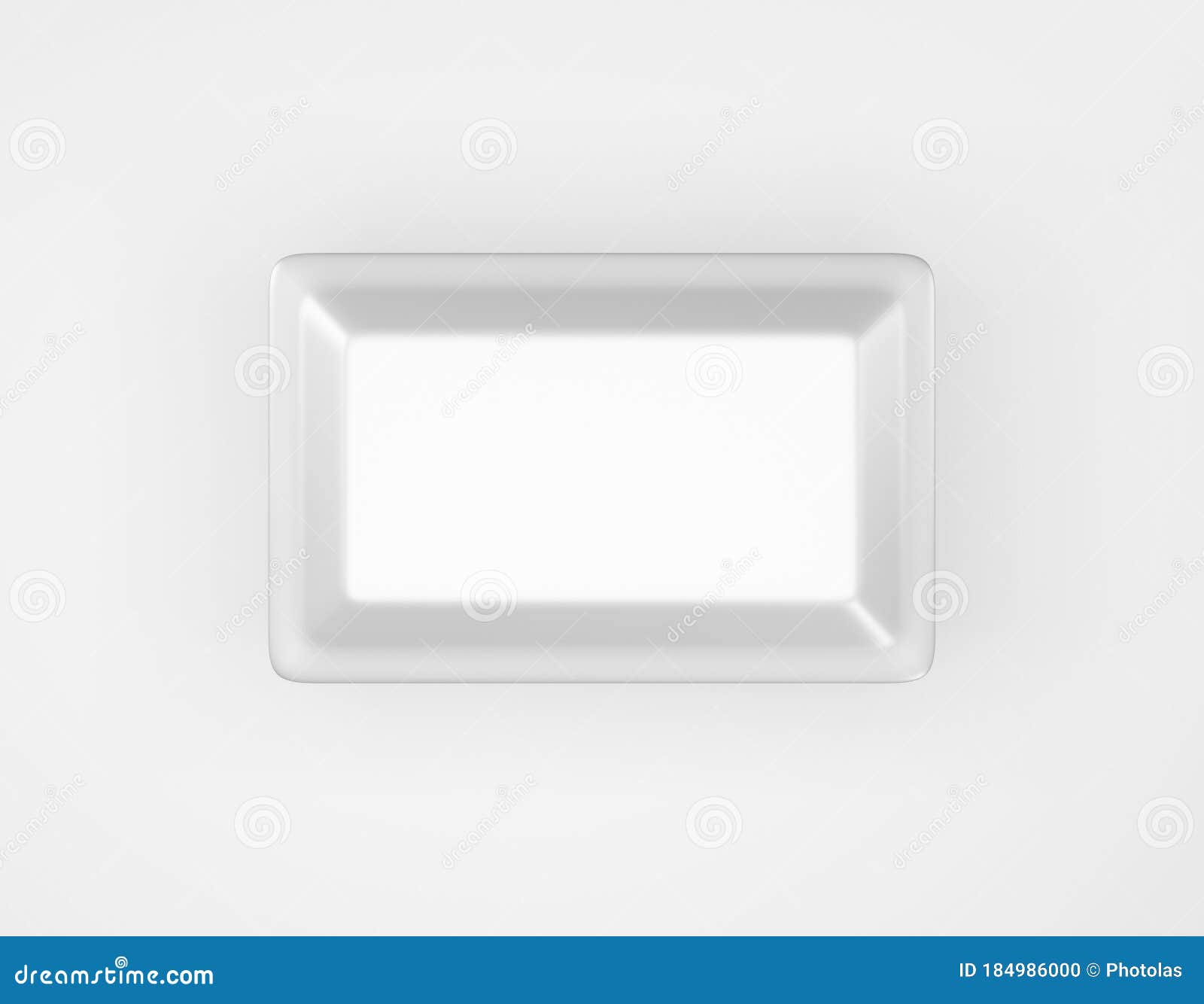 Eco Packaging Rectangular Box Kraft Paper Mockup On White Background ...