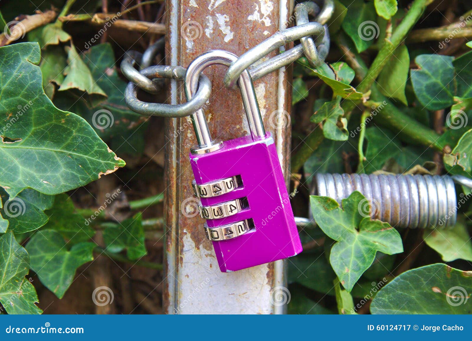 Modern Padlock on an Old Door Stock Image - Image of entry, entrance ...
