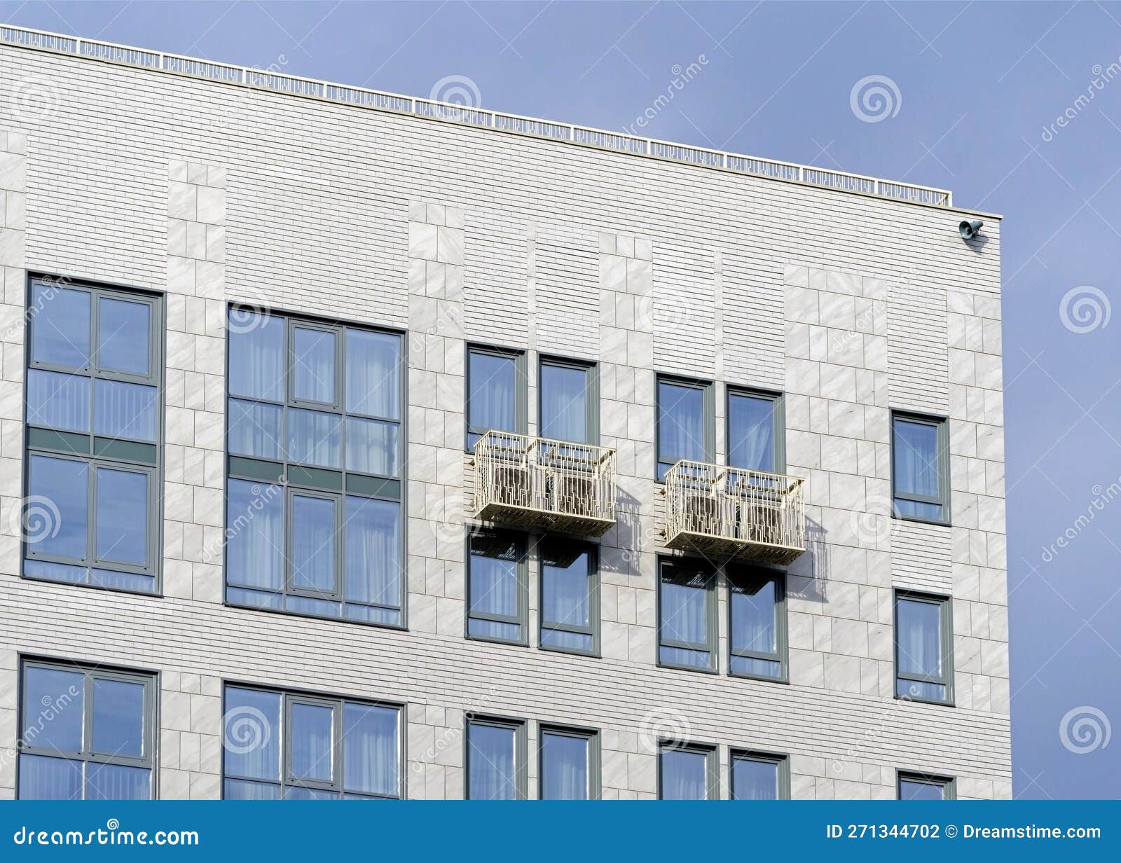 Modern Panel Apartment Building Stock Photo - Image of multistory ...