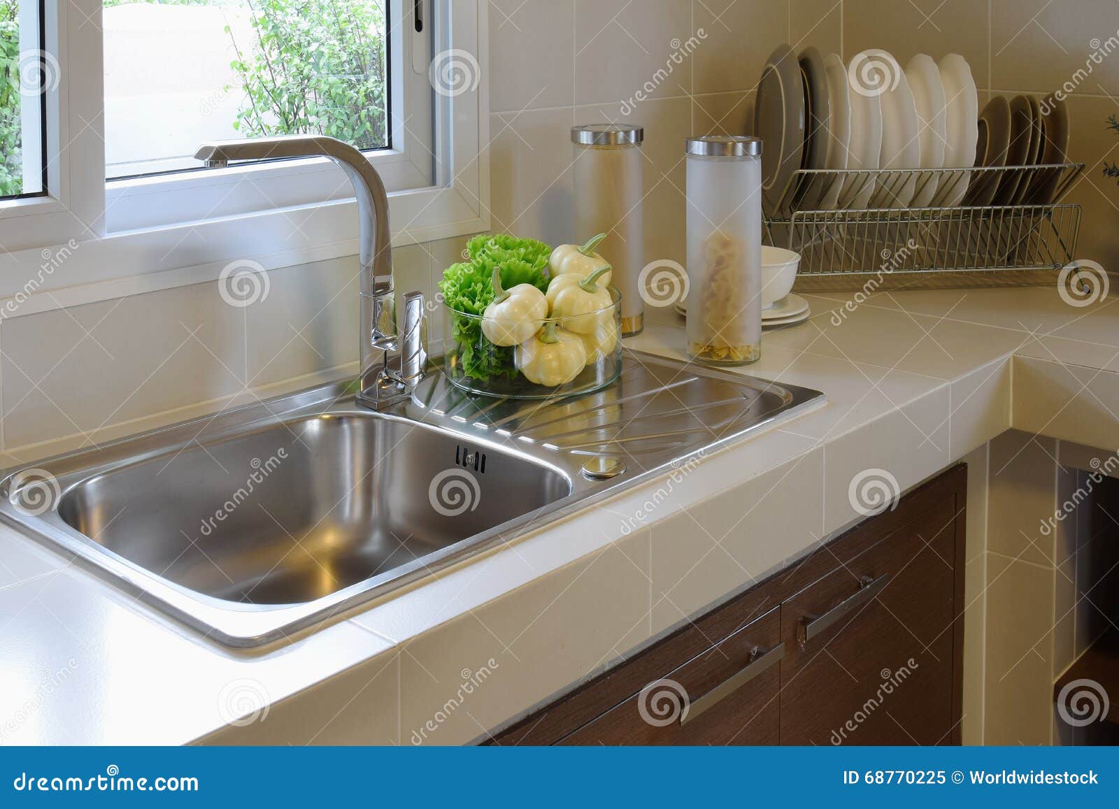 Modern pantry with utensil stock image. Image of glass - 68770225