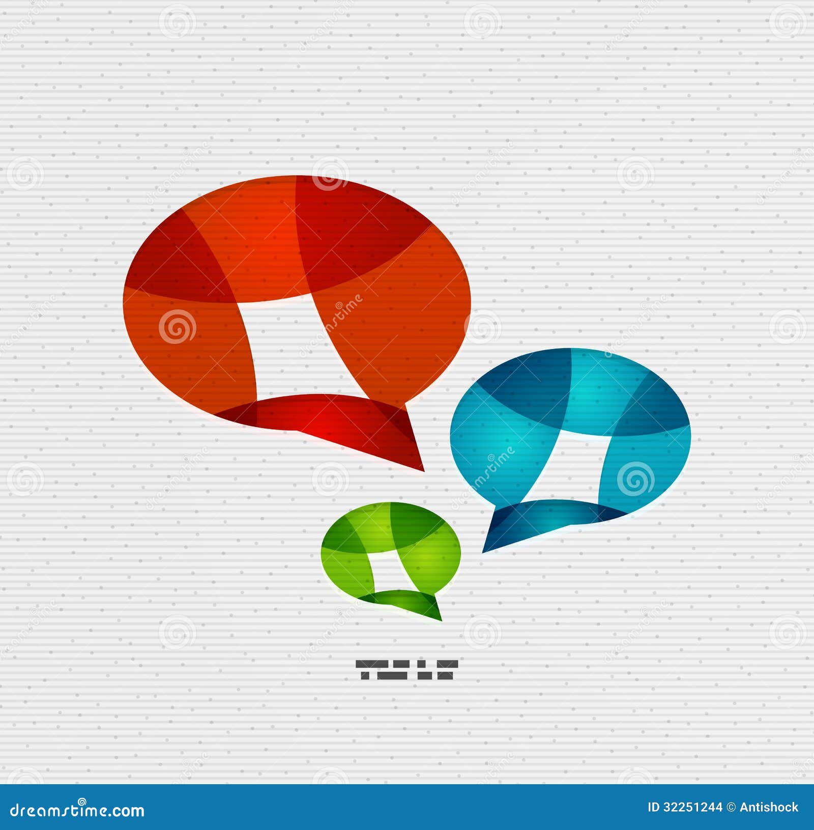 Modern Paper Design Chat Concept Stock Vector - Illustration of sign ...