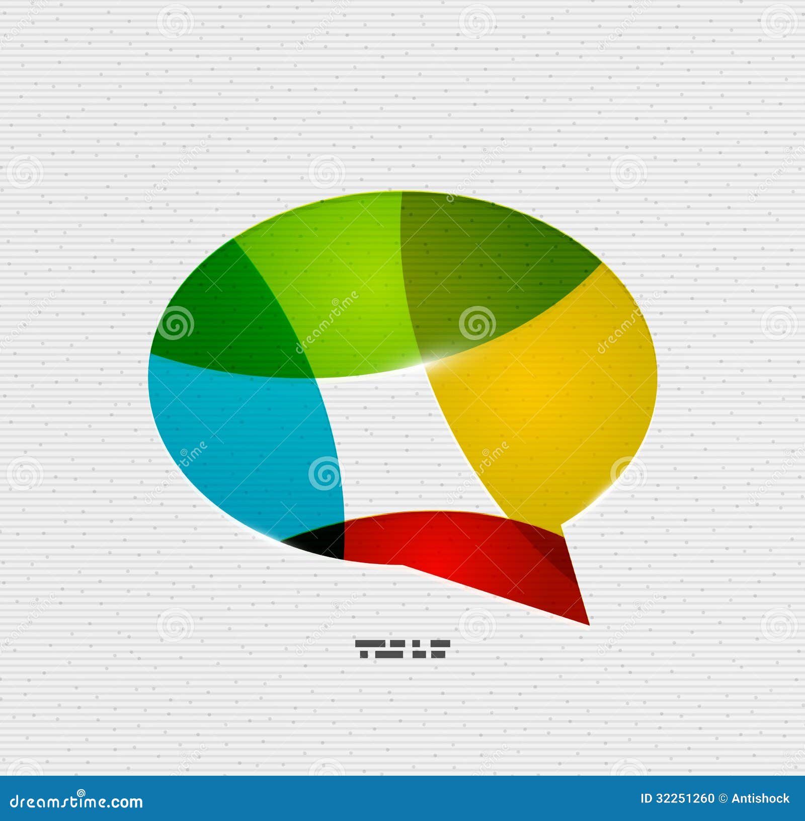 Modern Paper Design Chat Concept Stock Vector - Illustration of item ...