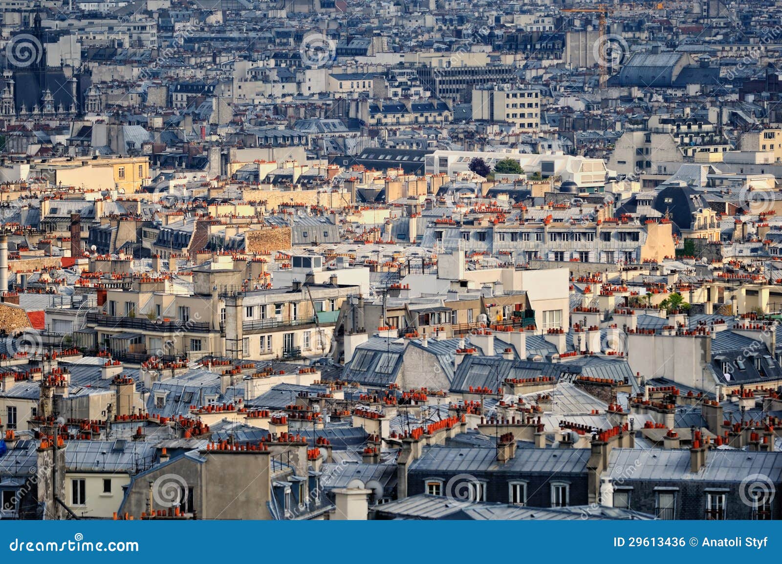 Modern Paris stock photo. Image of panorama, building - 29613436