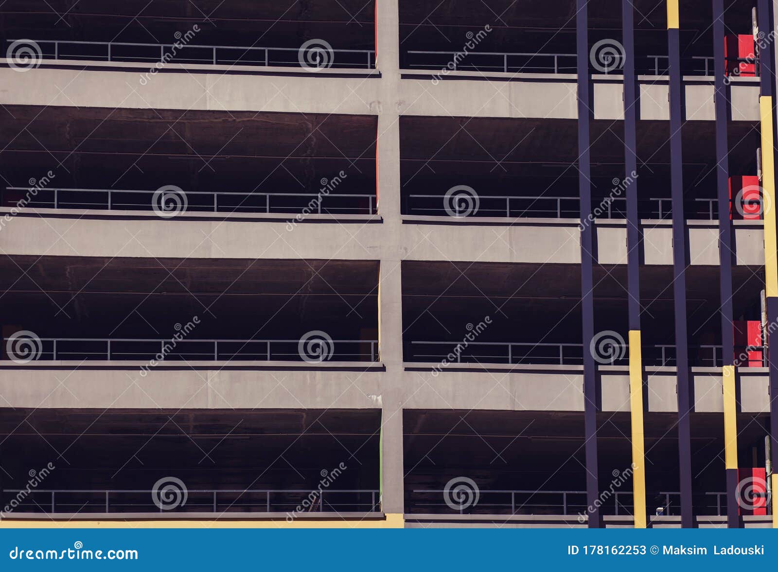 Modern parking garage stock image. Image of research - 178162253