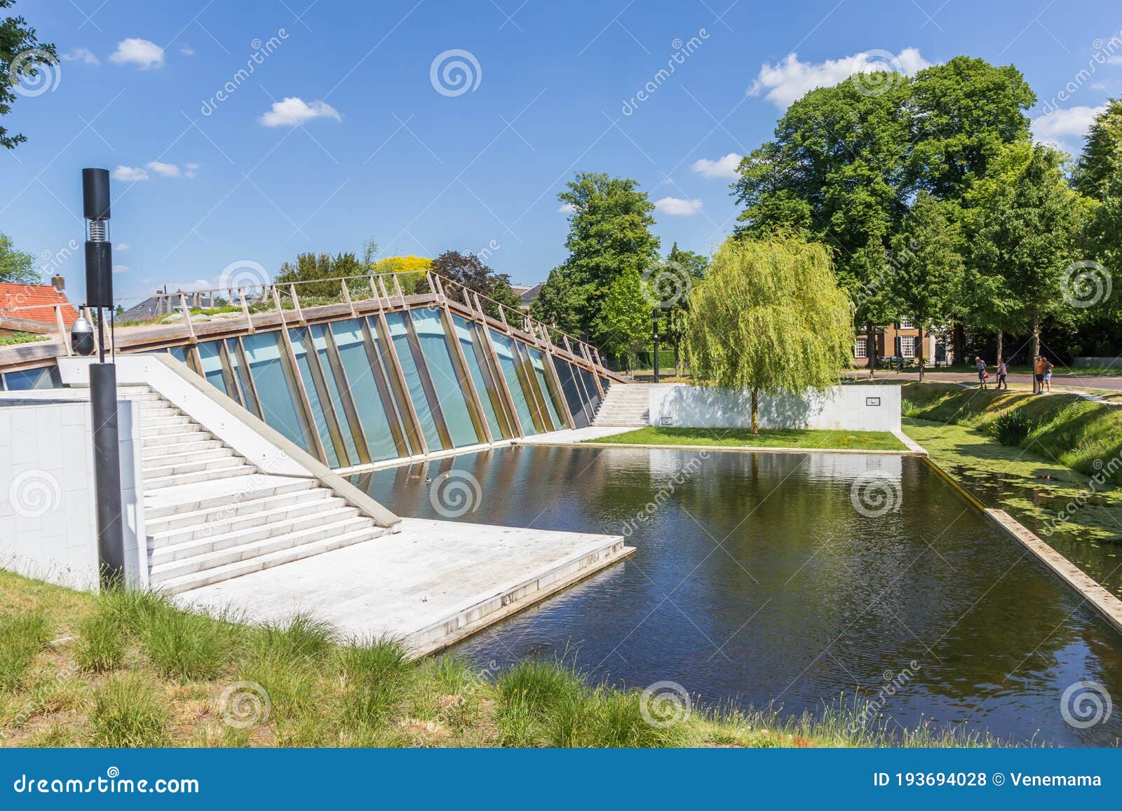 Modern Part of the Drents Museum in Assen Stock Photo - Image of drents ...