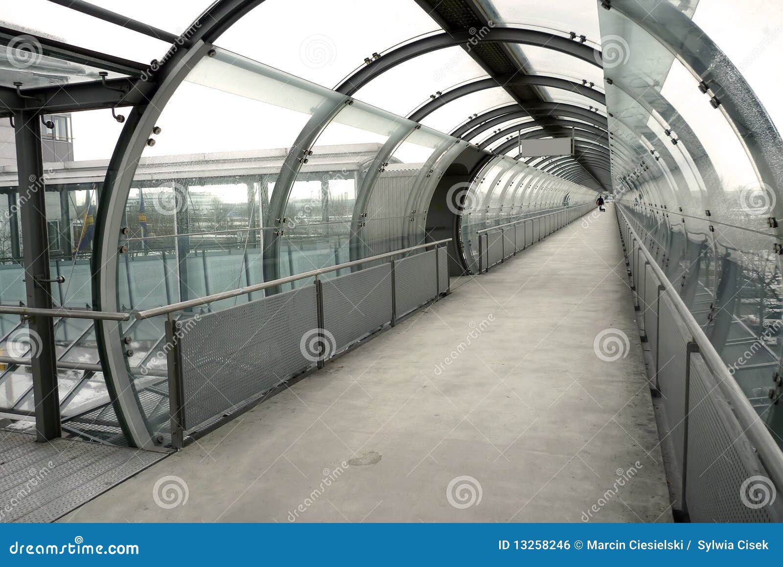 Modern passageway stock photo. Image of long, passageway - 13258246