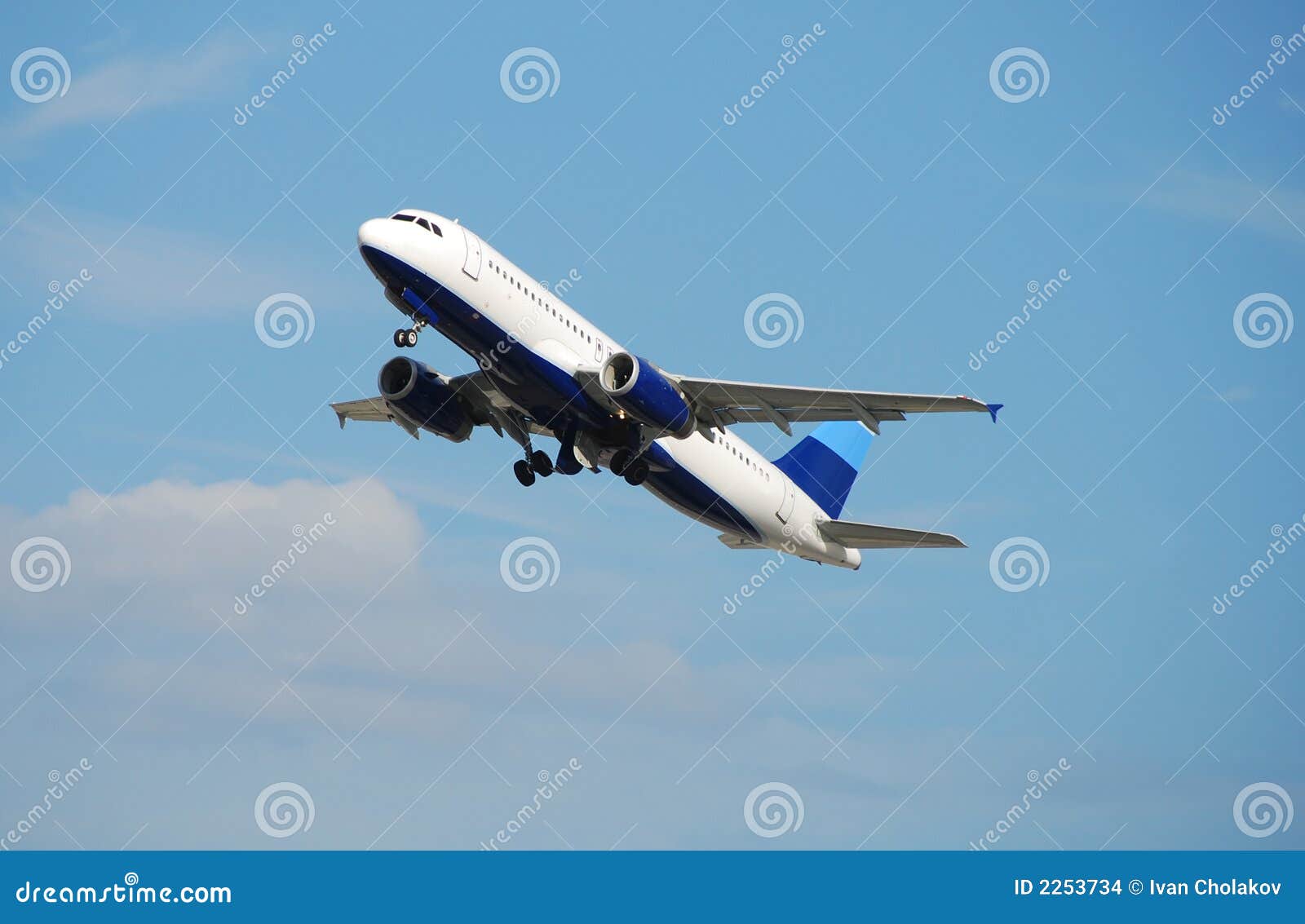 Modern passenger jet stock photo. Image of airbus, passenger - 2253734