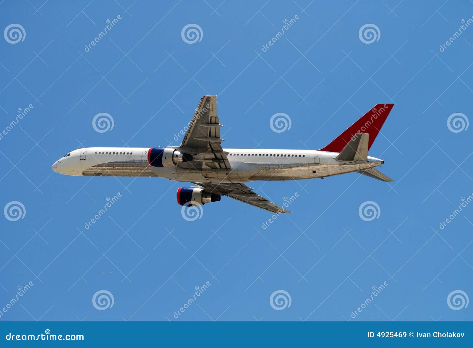 Modern passenger jet stock image. Image of departure, business - 4925469