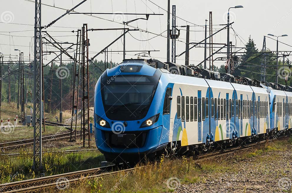 ELECTRIC MULTIPLE UNIT stock image. Image of company - 158238057