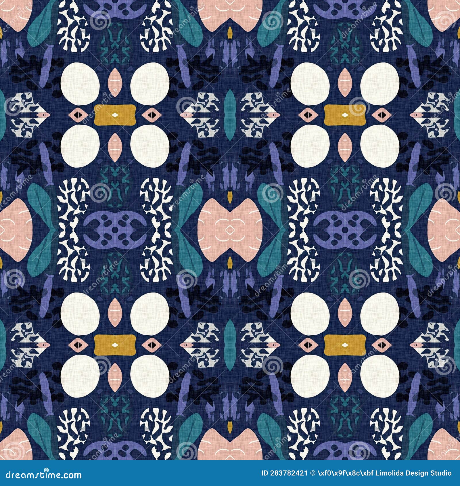 Modern Patchwork Grid Pattern with Fabric Effect Design. Seamless ...