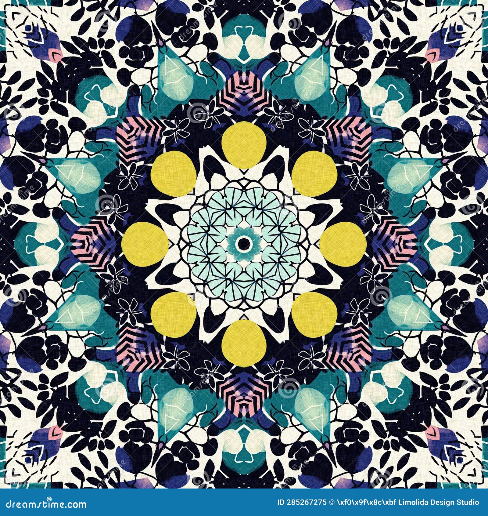 Modern Patchwork Grid Pattern with Fabric Effect Design. Seamless ...